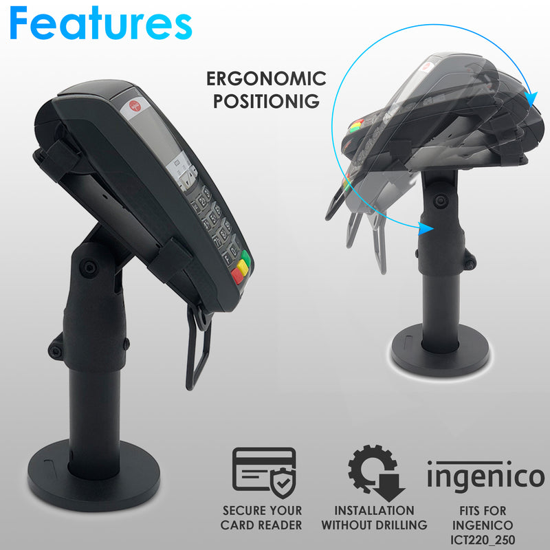 Card payment terminal stand Ingenico ICT220 250 | POS Valley