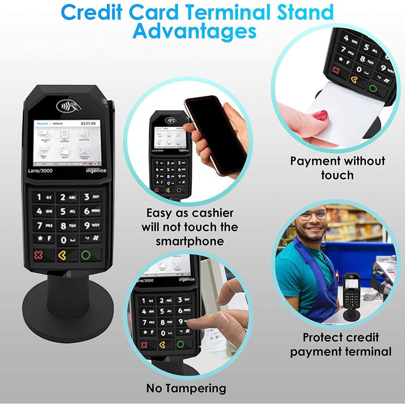 Card payment stand Ingenico Lane 3000 Desk 1500 | POS Valley